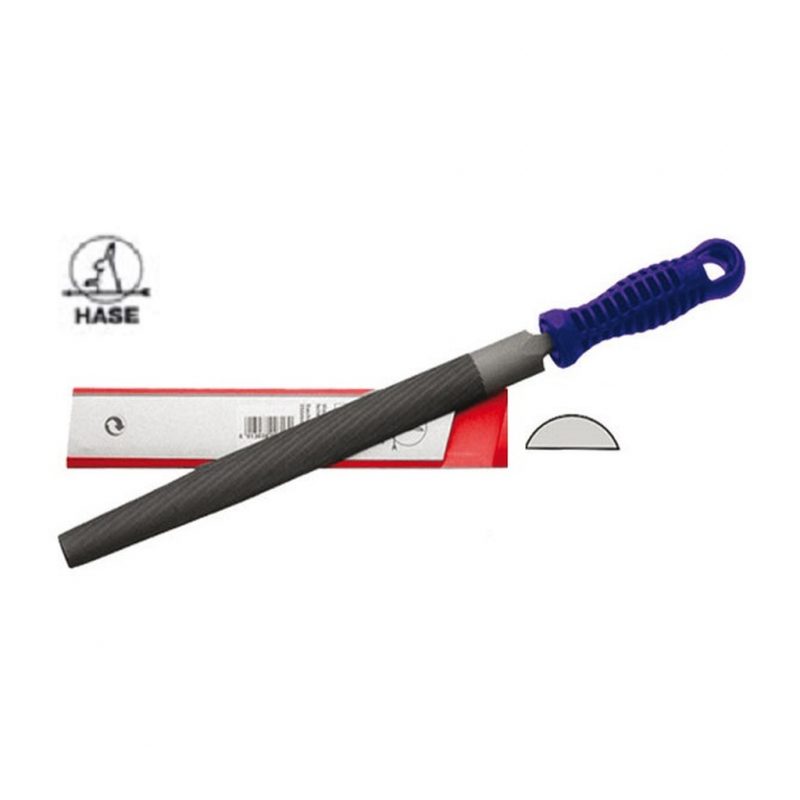 Lima Mezza Tonda con manico - Utensileria Revelli