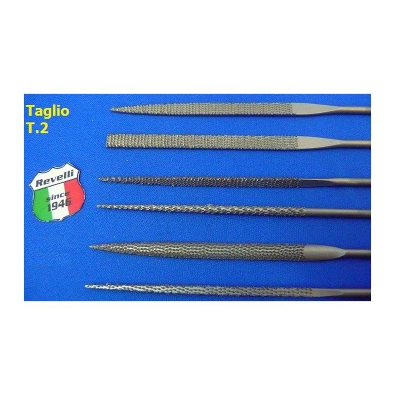 Set 6 raspe ad ago Professionali taglio T.2 Finissimo - Utensileria Revelli