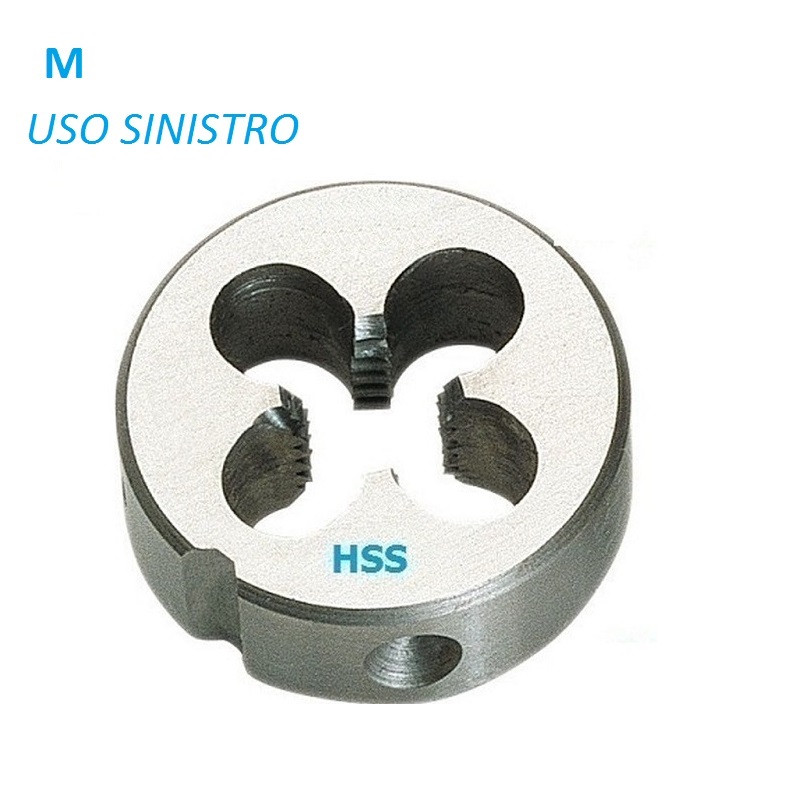 Filiere metriche sinistre a passo grosso in HSS - Utensileria Revelli