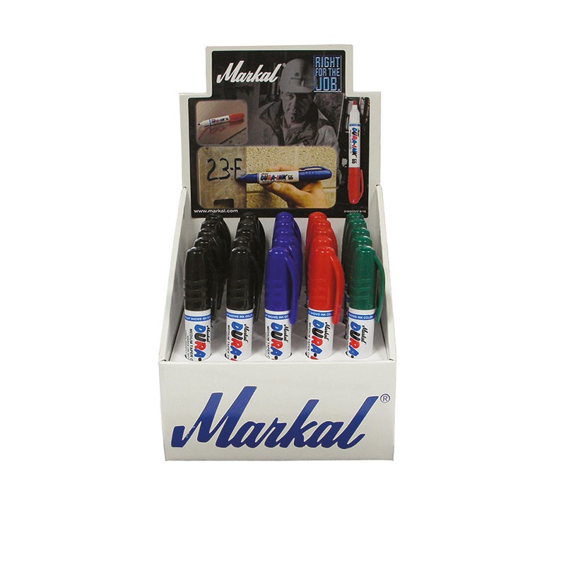 Espositore completo di 25 marcatori con punta a scalpello - Utensileria ...