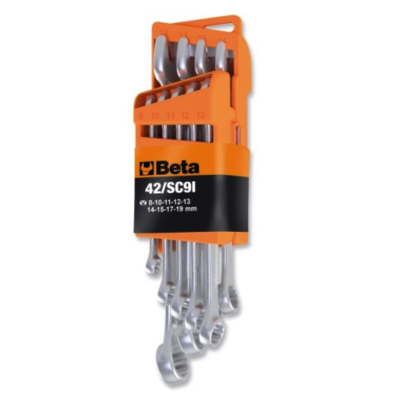 Beta “42SC9I-E” - Serie di 9 chiavi combinate con supporto ...